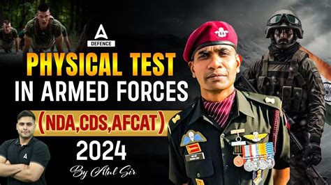 NDA CDS AFCAT 2024 PHYSICAL TEST IN ARMED FORCES NDA CDS AFCAT