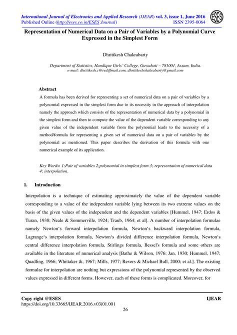pdf representation of numerical data on a pair of variables by a polynomial curve expressed in