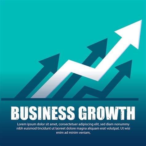 Premium Vector Business Success Growth With Upward Arrow