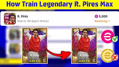 How To Train Rated Legendary R Pires Max In Efootball Mobile