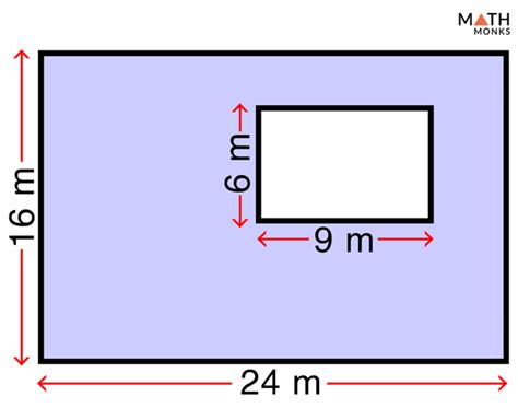 Find Area Shaded Region Rectangle