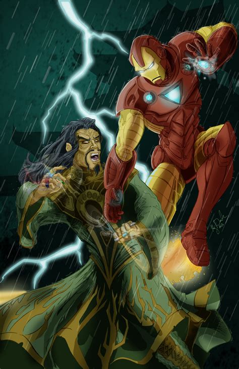 Iron Man Vs The Mandarin By Kileybeecher On Deviantart