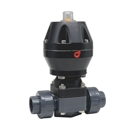 Union Plastic PVC Pneumatic Diaphragm Valve Pneumatic Valve China