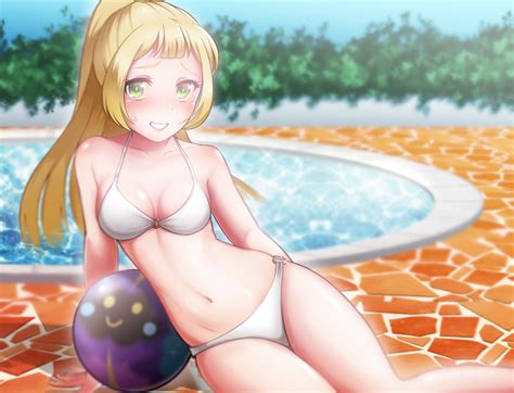 Poolside Lillie Pokémon Sun and Moon Know Your Meme