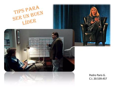 Tips para ser un buen líder PPT
