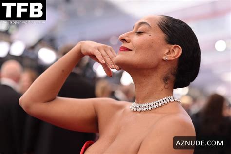 Tracee Ellis Ross Sexy Seen Showing Off Her Boobs At The Annual Academy Awards In Los Angeles