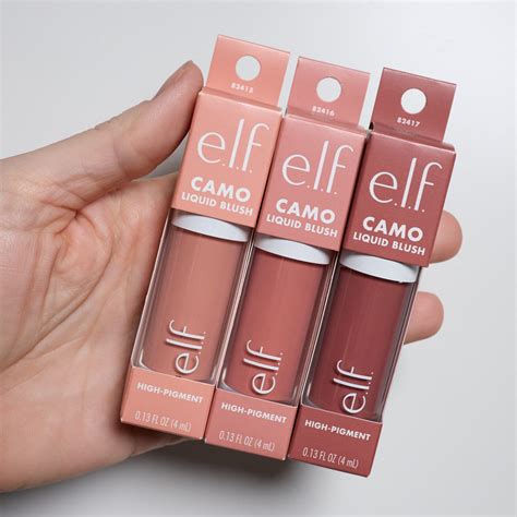Elf Camo Liquid Blush Swatches And Review Coffee And Makeup