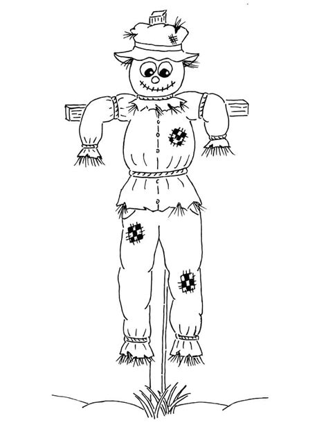Desenhos De Espantalho Feliz Para Colorir E Imprimir Colorironlinecom