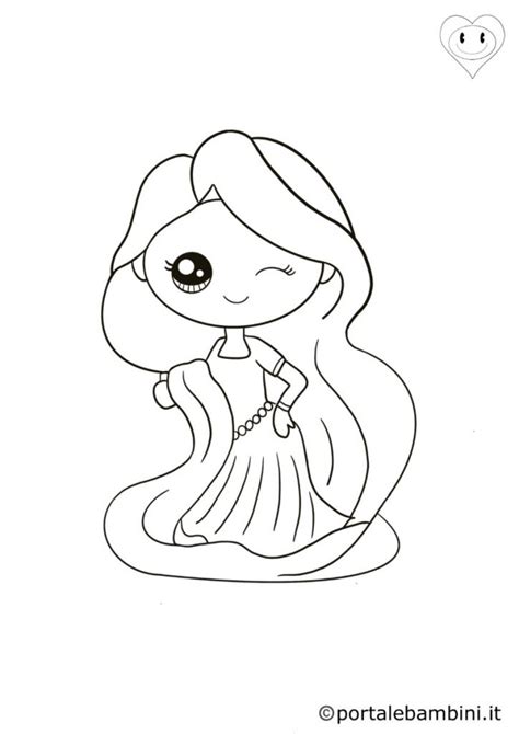 Accappatoio Regalo Logica Disegni Da Colorare Di Rapunzel Figlio