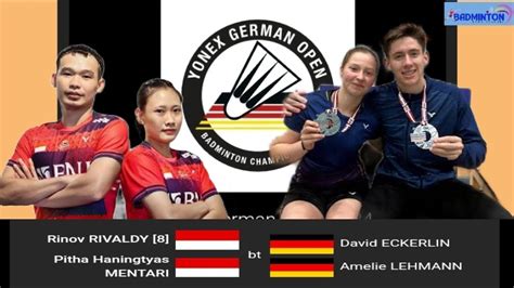 Rinov Rivaldy Pitha Haningtyas Mentari Bt David Eckerlin Amelie Lehman