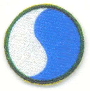 1 6 Scale 29th Infantry Division Patch ONE SIXTH SCALE KING