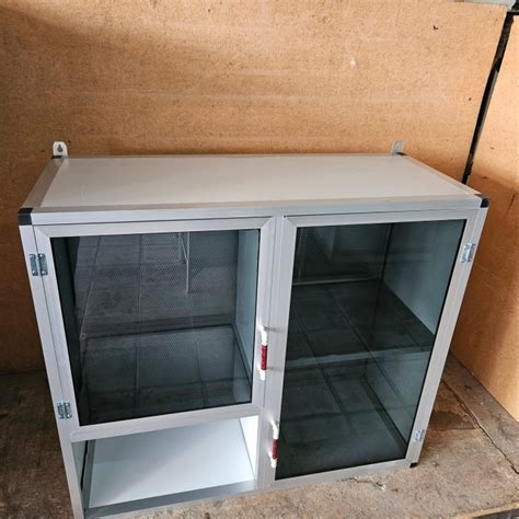 Jual Rak Lemari Gantung Kitchen Set Atas Aluminium Bumbu 2 Pt Shopee