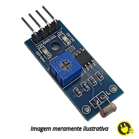 Módulo Sensor de Luz LDR Digital Analógico 4 Pinos Arduino e
