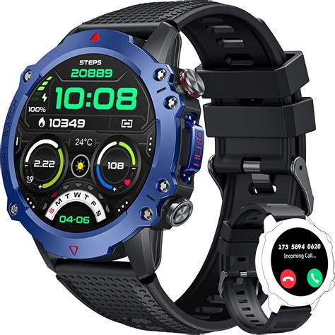 Smartwatch Herren Fitnessuhr Uhren Mit Telefonfunktion Smart