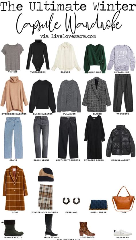 The Ultimate Winter Capsule Wardrobe Livelovesara