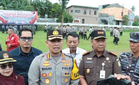 5 598 Personel Gabungan Disebar Amankan Setiap TPS Pemilu 2024 Di Kota