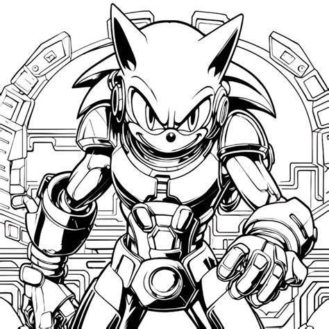 Sonic The Quicksilver Quill Ausmalbild Kostenlos Herunterladen