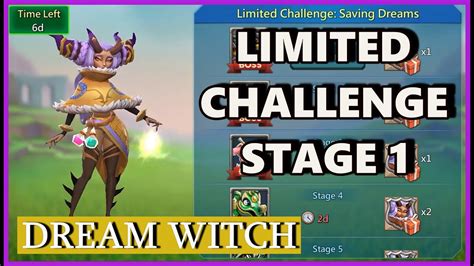Lords Mobile Dream Witch Limited Challenge Stage Auto Youtube
