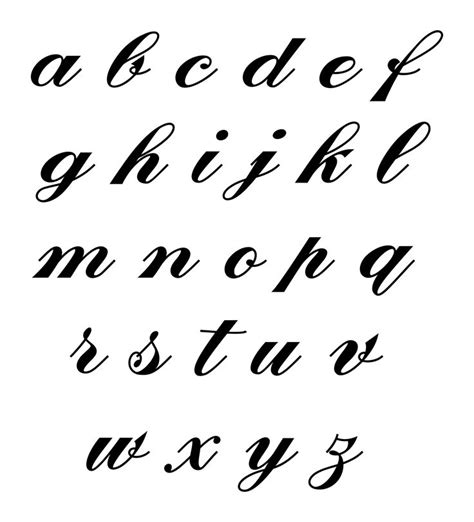 All Cursive Letters Capital And Lowercase