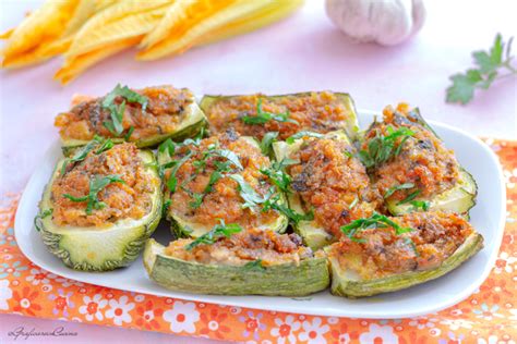 Zucchine Ripiene Vegetariane Graficare In Cucina