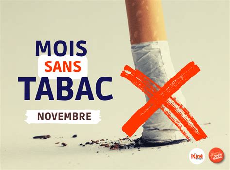 Le Mois sans tabac se prépare et reviendra en novembre 2022 URPS MK