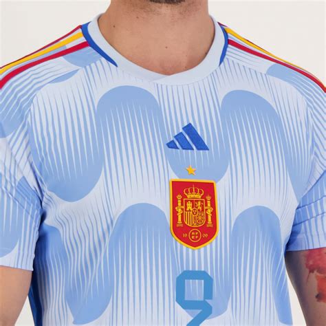 Camisa Adidas Espanha Away 2022 9 Gavi FutFanatics