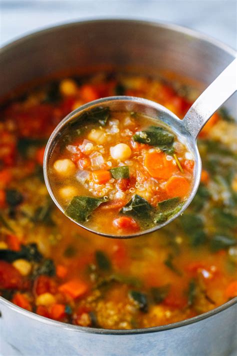 Quinoa Chickpea And Spinach Soup Making Thyme For Health
