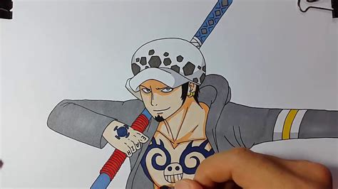Speed Drawing One Piece Trafalgar Law YouTube
