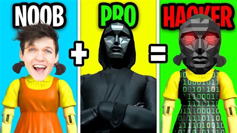 NOOB Vs PRO Vs HACKER In CREATE CHALLENGE ALL LEVELS YouTube