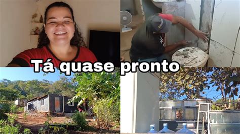 BANHEIRO VAI FICAR INCRÍVEL BATEU SAUDADES FOMOS NO AP VLOGÃO