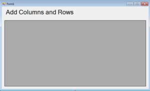How To Add Columns And Rows In The Datagridview In C 2022 FREE
