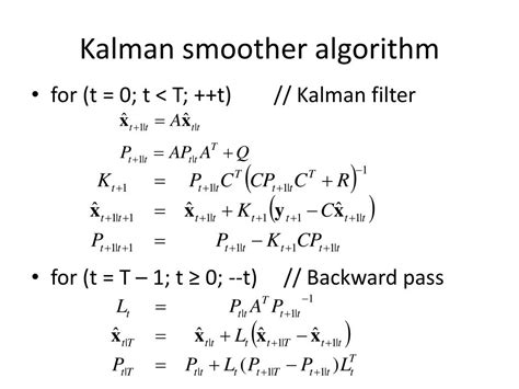 ppt kalman smoothing powerpoint presentation free download id 3139558