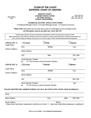 Fillable Online Find A Court Form Clerk Of The Court Maricopa County