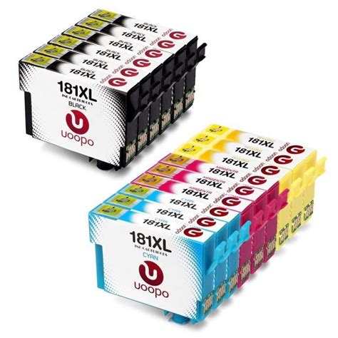 15 Cartouches D Encre Epson 18 XL T1811 T1812 T1813 T1814 Compatible