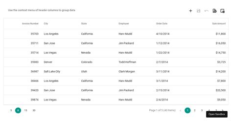 Grid Adaptability Overview Devextreme Data Grid Codesandbox