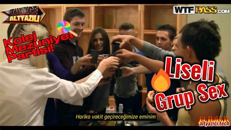 Mezun olan liseliler alkol alıp grup seks partisi yapıyorlar Türkçe