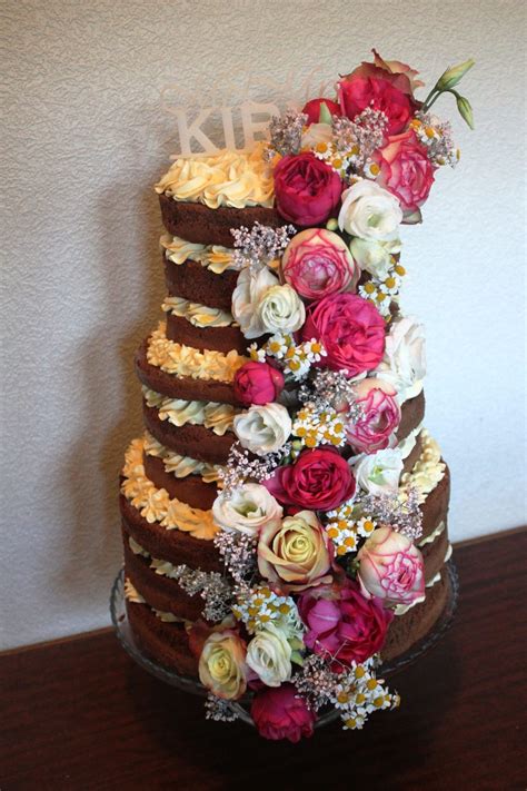 Hochzeitstorte Selbst Backen Naked Cake Kuchen Kind Und Kegel