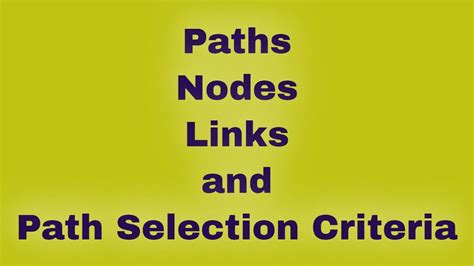 paths nodes links and path selecting criteria path testing stm youtube