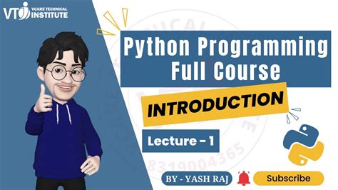Python Programming Full Course Introduction To Python How To