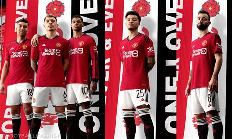 Adidas Unveil Man Utd 2023 24 Home Kit