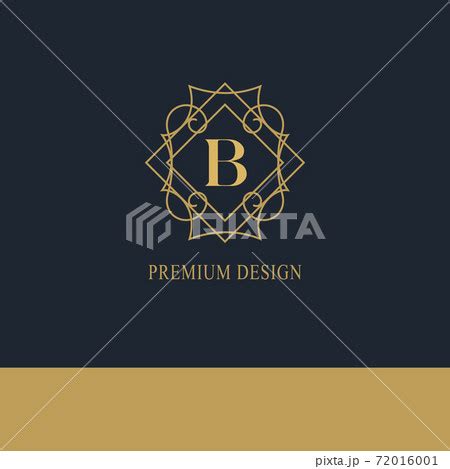 Geometric Monogram Logo Abstract Vector Pixta