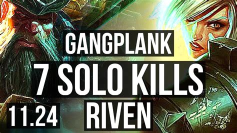 GP Vs RIVEN TOP 7 Solo Kills 900K Mastery EUW Diamond 11 24