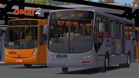 Busscar Urbanuss Pluss Volvo B7R Padrão Curitiba Ligeirinho I OMSI 2