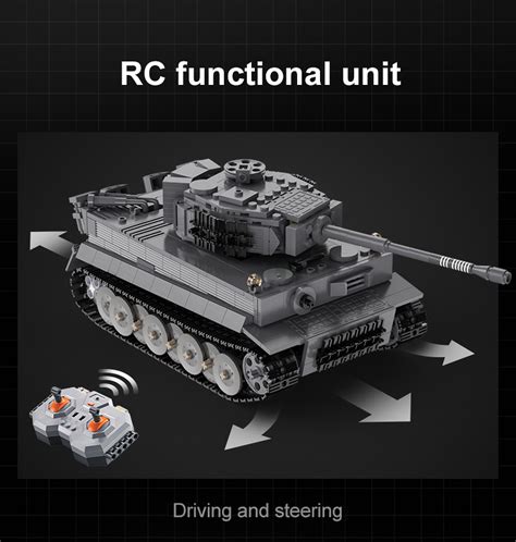 Cada C61071w 925pcs 1 35 2 4g Diy小颗粒积木rc二战经典虎式坦克 由maciej设计 Buy 为孩子的