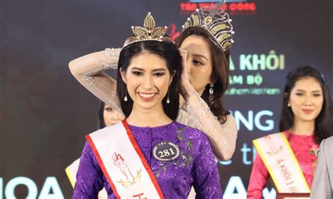 Người đẹp Trà Vinh cao 1 8 m đăng quang Hoa khôi Nam Bộ 2022 Báo
