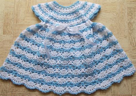 Baby S Shelled Dress Free Crochet Pattern Free Baby Crochet