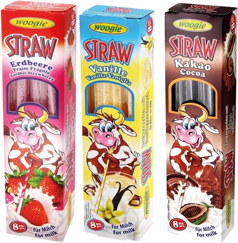 3 Pack Selection Of Flavoured Milk Drinking Magic Straws 1x Chocolate