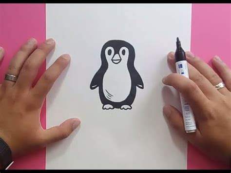 Como dibujar un pingüino paso a paso How to draw a Penguin YouTube