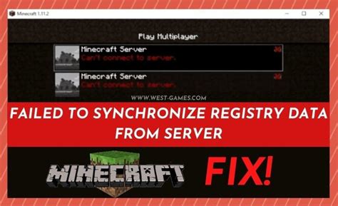 Ways To Fix Failed To Synchronize Registry Data From Server In
