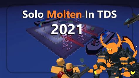 Beating Solo Molten In Tower Defense Simulator Youtube